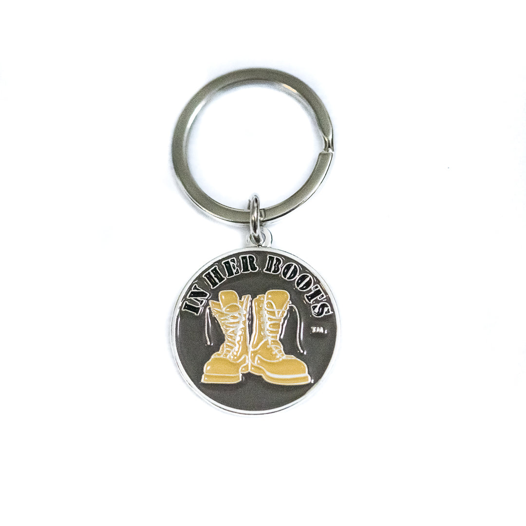 'In Her Boots' Key Chain – Combat Boots Jewelry®